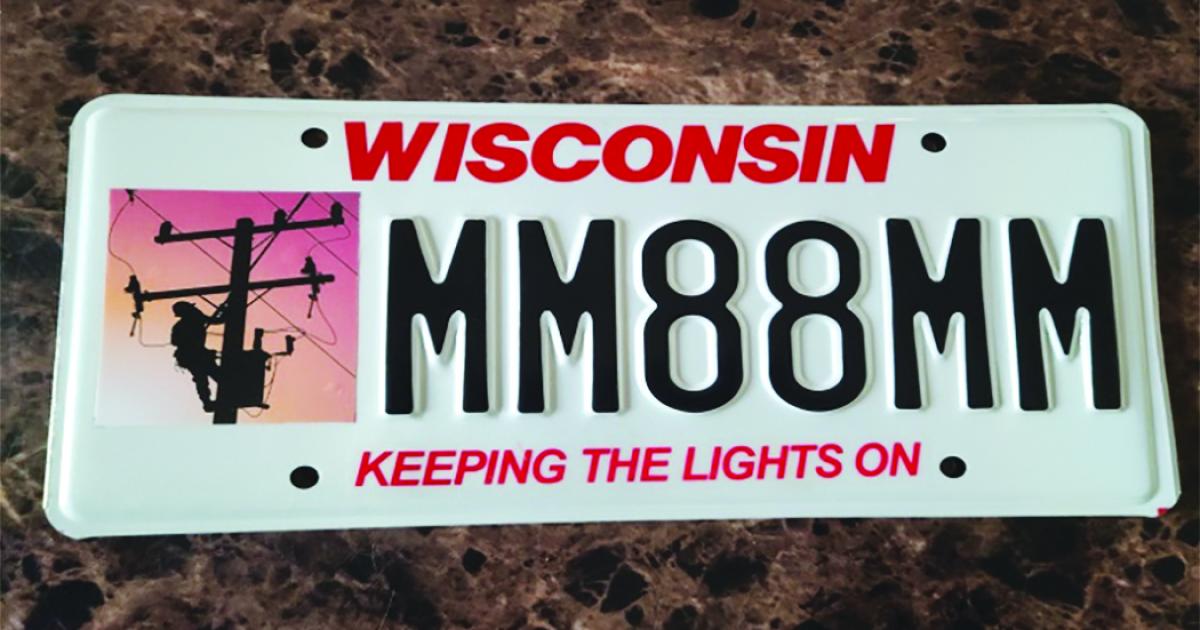 Specialty license plate recognizes utility workers | Polk-Burnett ...